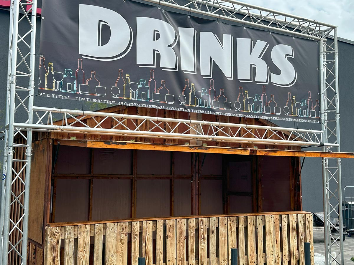 Getränkestand mieten | Cocktailhütte für Outdoor mieten